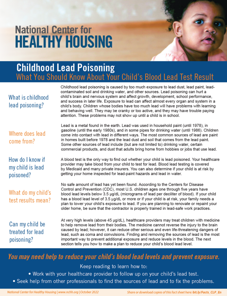 Lead Prevention – Penfield Children's Center